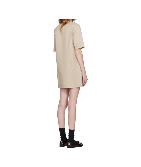 A.p.c. Short Sleeve Shirt Dress