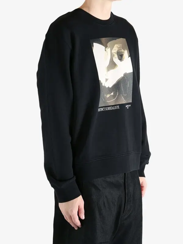 Givenchy Graphic Printed Crewneck Sweatshirt