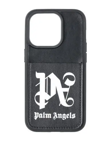 Palm Angels Covers & Cases Leather, Thermoplastic Polyurethane, Polycarbonate - Black