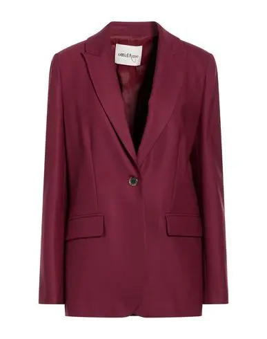 OTTOD'AME Single-breasted Blazer In Polyester, Virgin Wool, And Elastane
