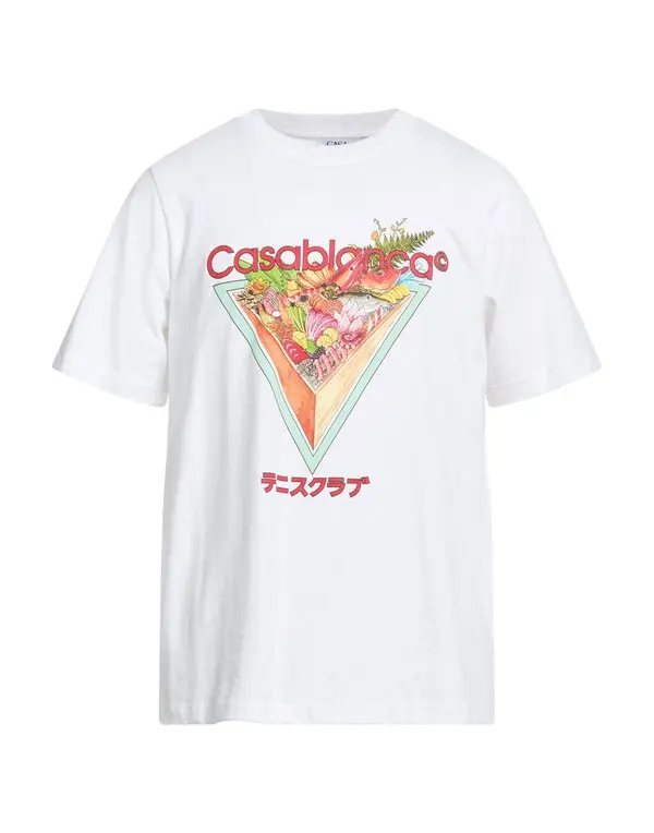 Casablanca T-shirt Size Organic Cotton - White