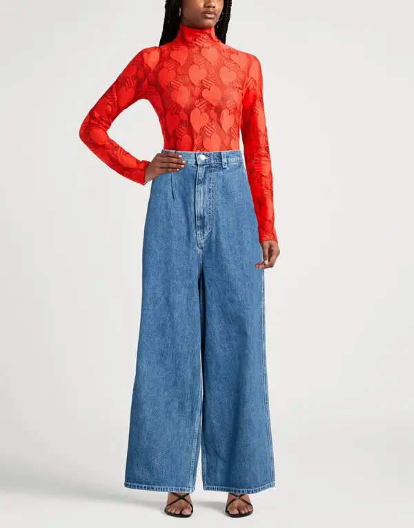 Sunnei Wide-leg Cotton Jeans