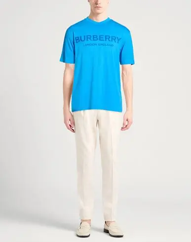 Burberry T-shirt Size Cotton, Elastane - Blue