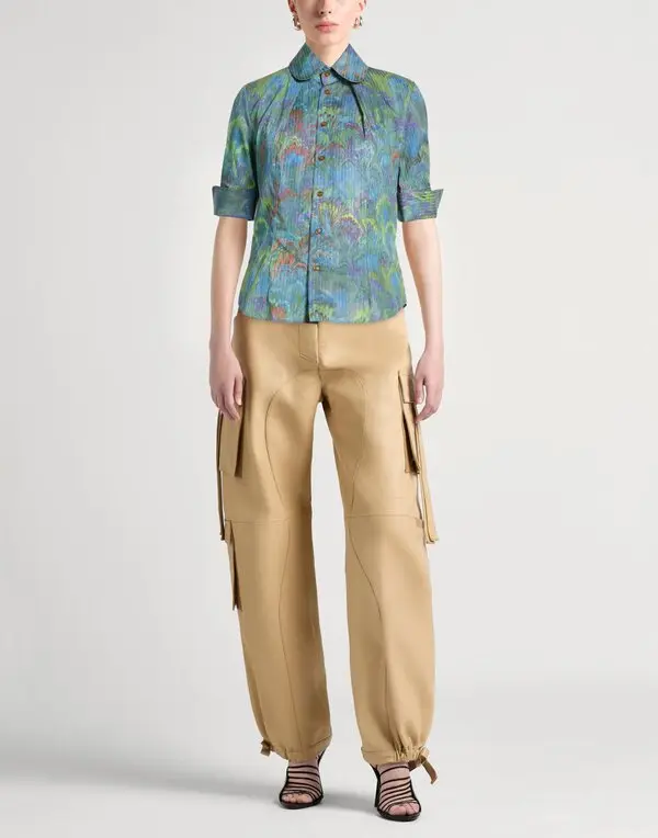 VIVIENNE WESTWOOD Cotton Shirt With Embroidered Logo