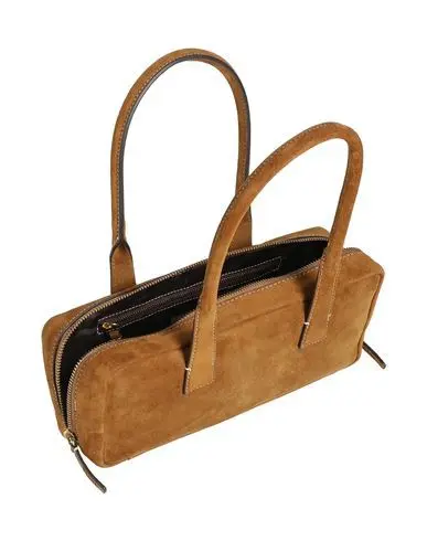 Staud Stuad Brown Suede Baguette Handbag