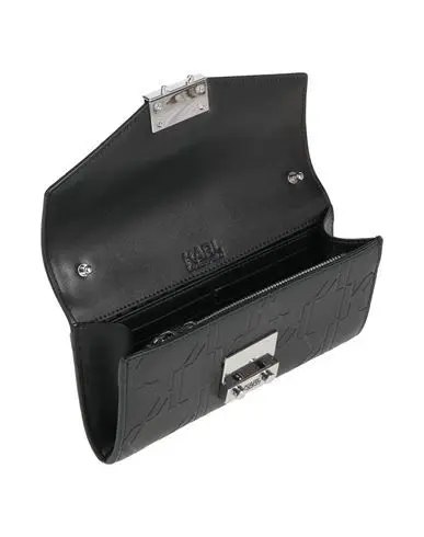 Karl Lagerfeld Embossed Leather Crossbody Bag
