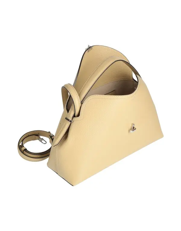TOTEME Flap Bag In Pebbled Leather With Twist-lock Fastening