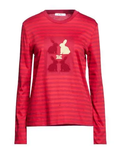 Max Mara Cotton Jersey T-shirt With Embroidered Logo