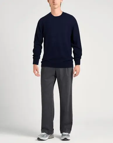 Altea Virgin Wool And Cashmere Sweater - Navy