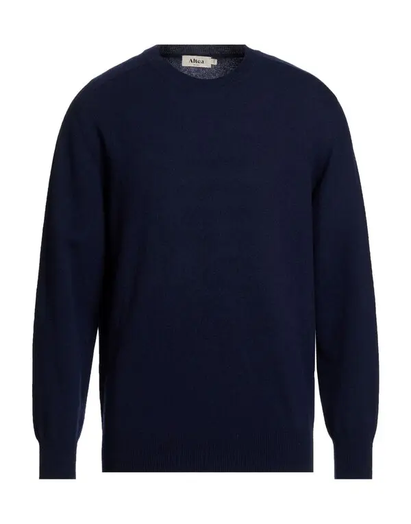 Altea Virgin Wool And Cashmere Sweater - Navy