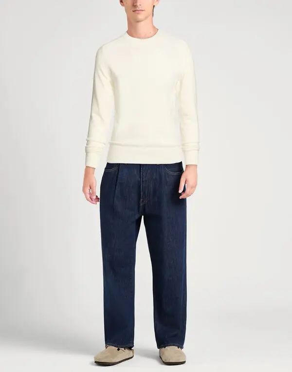 Altea Virgin Wool And Cashmere Crewneck Sweater - White