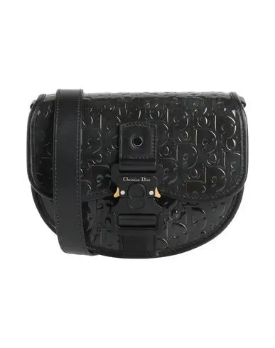 Dior Cross-body Bag Charcoal Leather - Grey