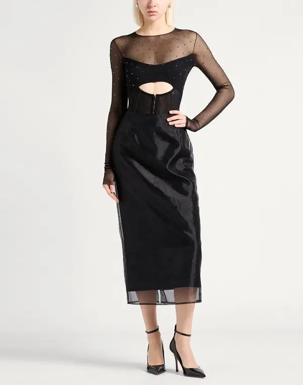 ANIYE BY Embellished Tulle Bodysuit