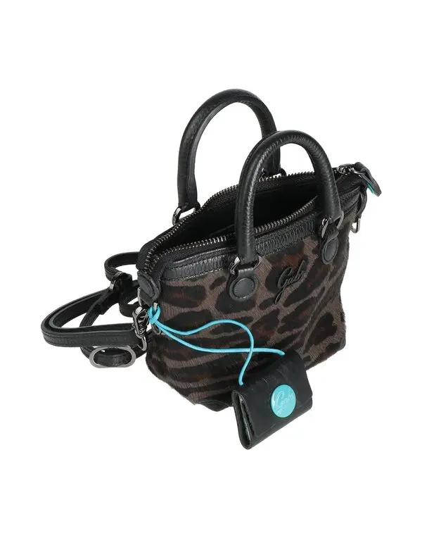 GABS Leopard Print Calf Hair And Pebbled Leather Tote