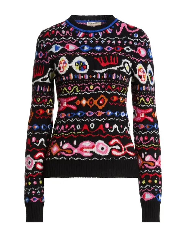Emilio Pucci Multicolor Wool Sweater