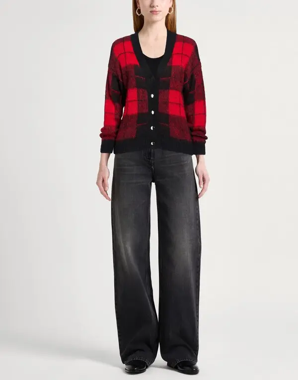 VICOLO Checked Cardigan