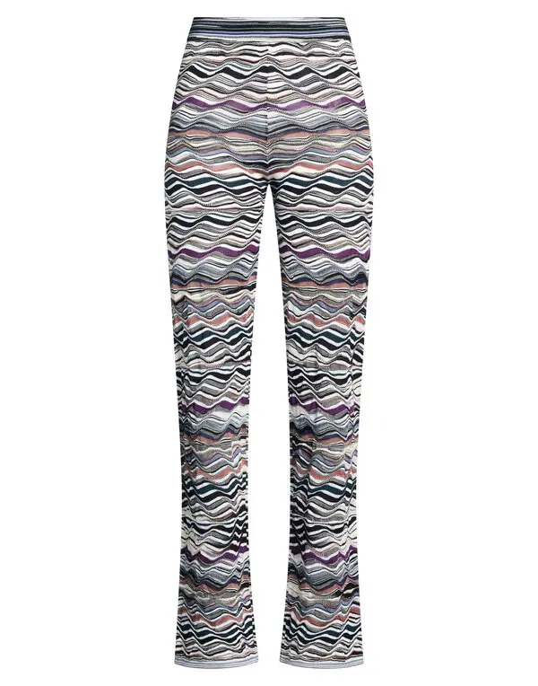 Missoni Flared Crochet-knit Pants - White