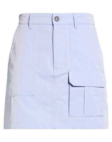 DEPARTMENT 5 Light Cotton Polyester Mini Skirt - Light Blue