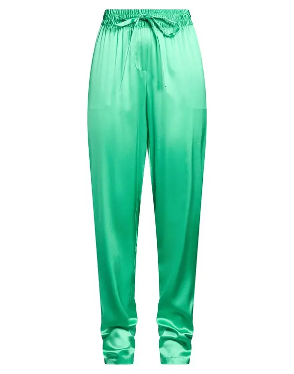 Dolce & Gabbana Emerald Silk Blend Pajama Pants