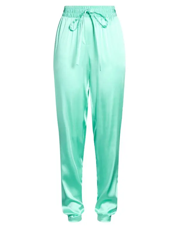 Dolce & Gabbana Emerald Silk Blend Pajama Pants