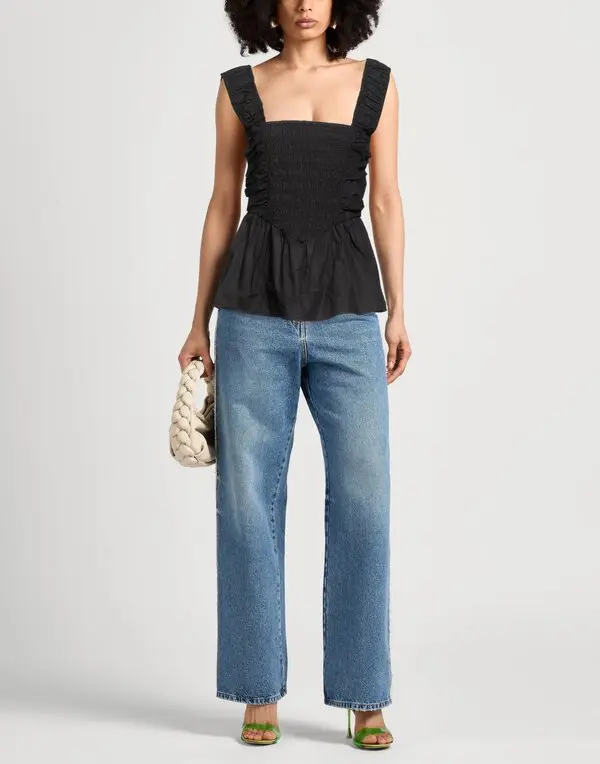 GANNI Peplum Top