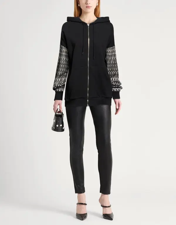 Missoni Two-tone French Terry Zip-up Hoodie With Logo Detail