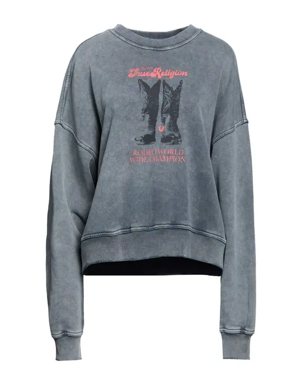 True Religion Crewneck French Terry Sweatshirt