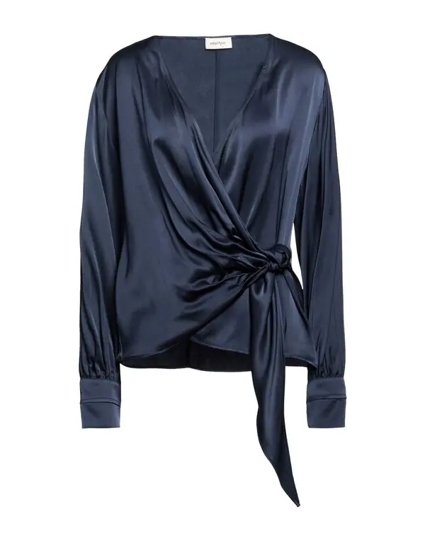 OTTOD'AME Long Sleeve Wrap Top