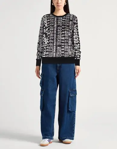Versace Sweatshirt With All-over Logo Print