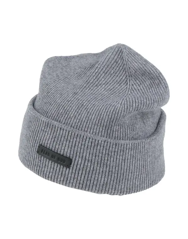 Fear Of God Cashmere Beanie With Brand Logo