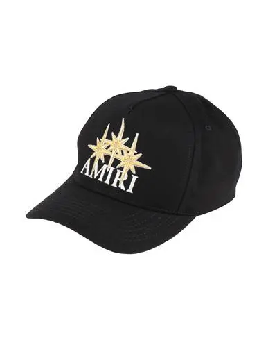 Amiri Cotton Baseball Cap With Embroidered Logo - Black
