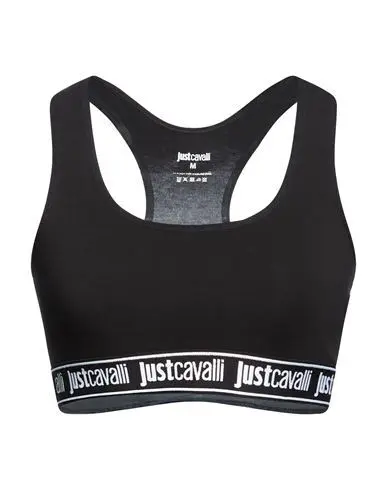 Just Cavalli Cotton Stretch Sports Top - Black