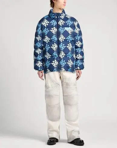 Amiri Puffer Down Jacket With Logo Print