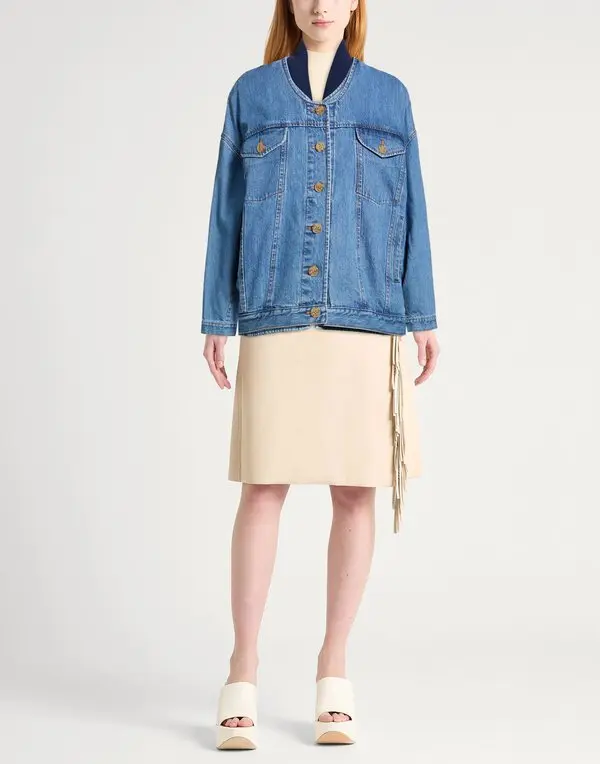 REJINA PYO Cotton Denim Trucker Jacket