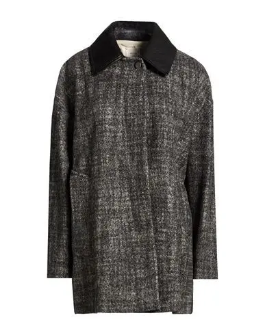 ALYSI Single-breasted Wool And Polyamide Coat