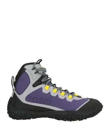 Dior High-top Hiking Boots With Lace-up Detail - Purple