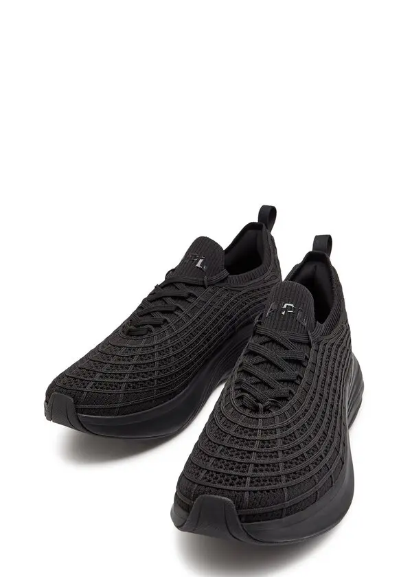 Apl Techloom Zipline Knit Sneakers - Black