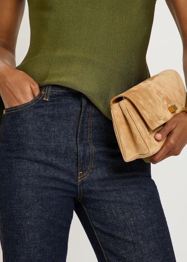Khaite Abigail Slim Straight-leg Jeans In Benson Wash