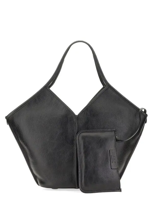Hereu Calella Distressed Bag - Black