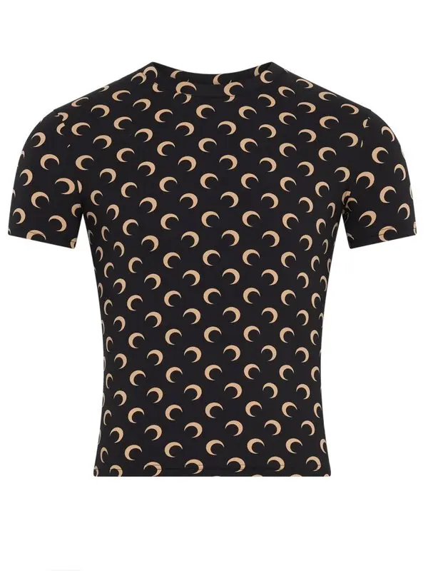 MARINE SERRE Moon Print Slim Fit T-shirt