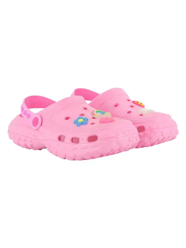 BILLIEBLUSH Embellished Clogs With Graphic Detailing