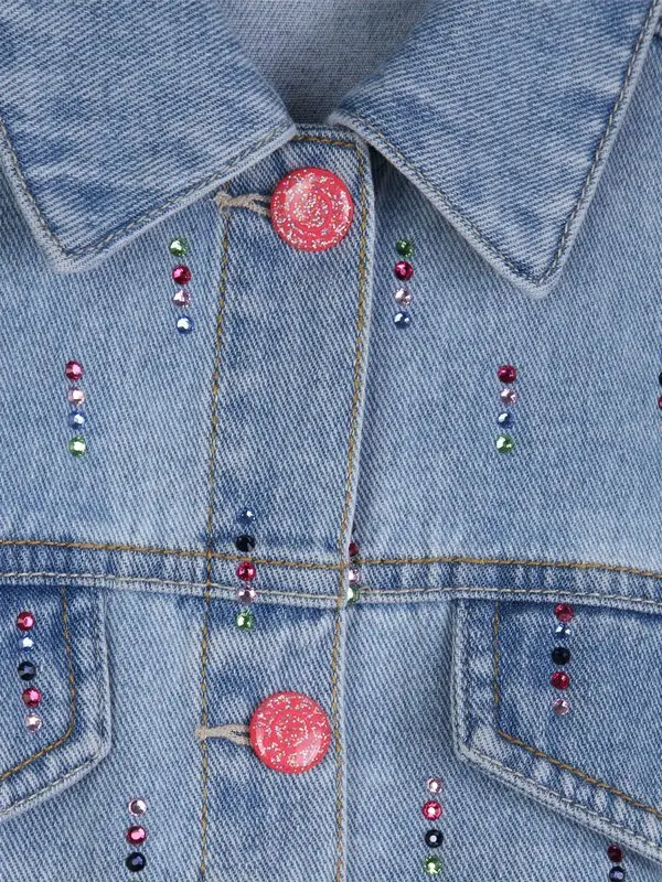 BILLIEBLUSH Embellished Denim Jacket