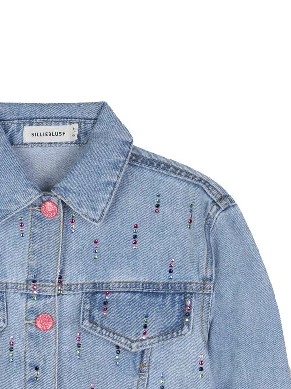 BILLIEBLUSH Embellished Denim Jacket