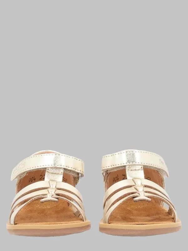 POM D'API Poppy Air Pur Strap Sandals - Gold