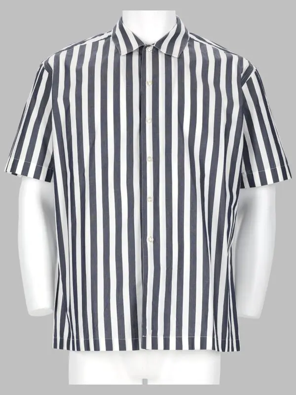 Brian Dales Striped Cotton Shirt - Multicolour