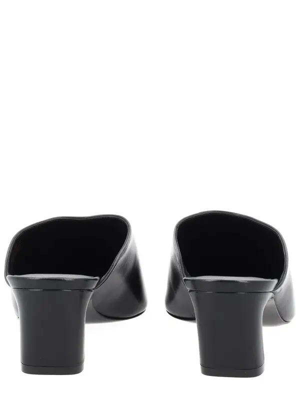 STUART WEITZMAN Stassi Heeled Mule - Black