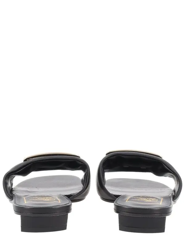 ROGER VIVIER Belle Mule Sandals - Black