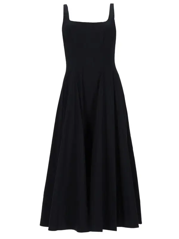 Staud Wells Midi Dress - Black