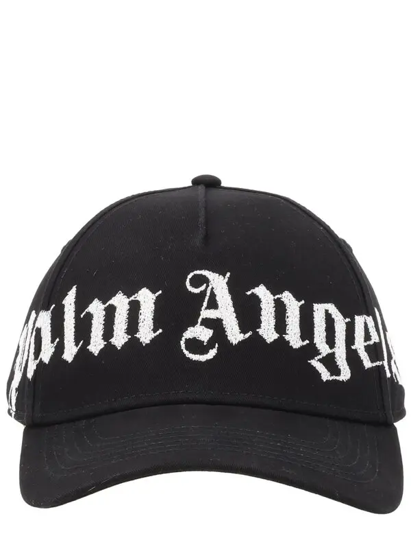Palm Angels Overlogo Baseball Cap - Black