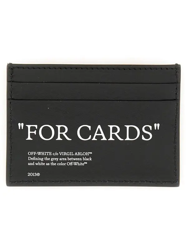 Off-White Portacarte 'quote - Black